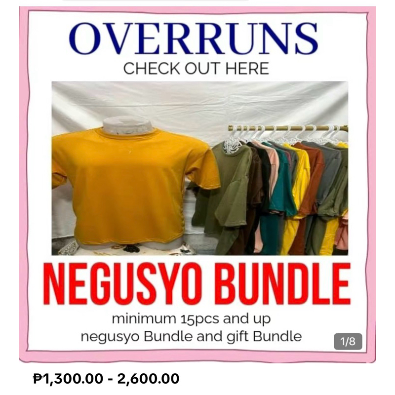 overrun bundle 10pcs | Shopee Philippines