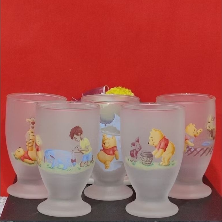 Winnie the Pooh & Friends Frosted Glass SANGO | Shopee Philippines