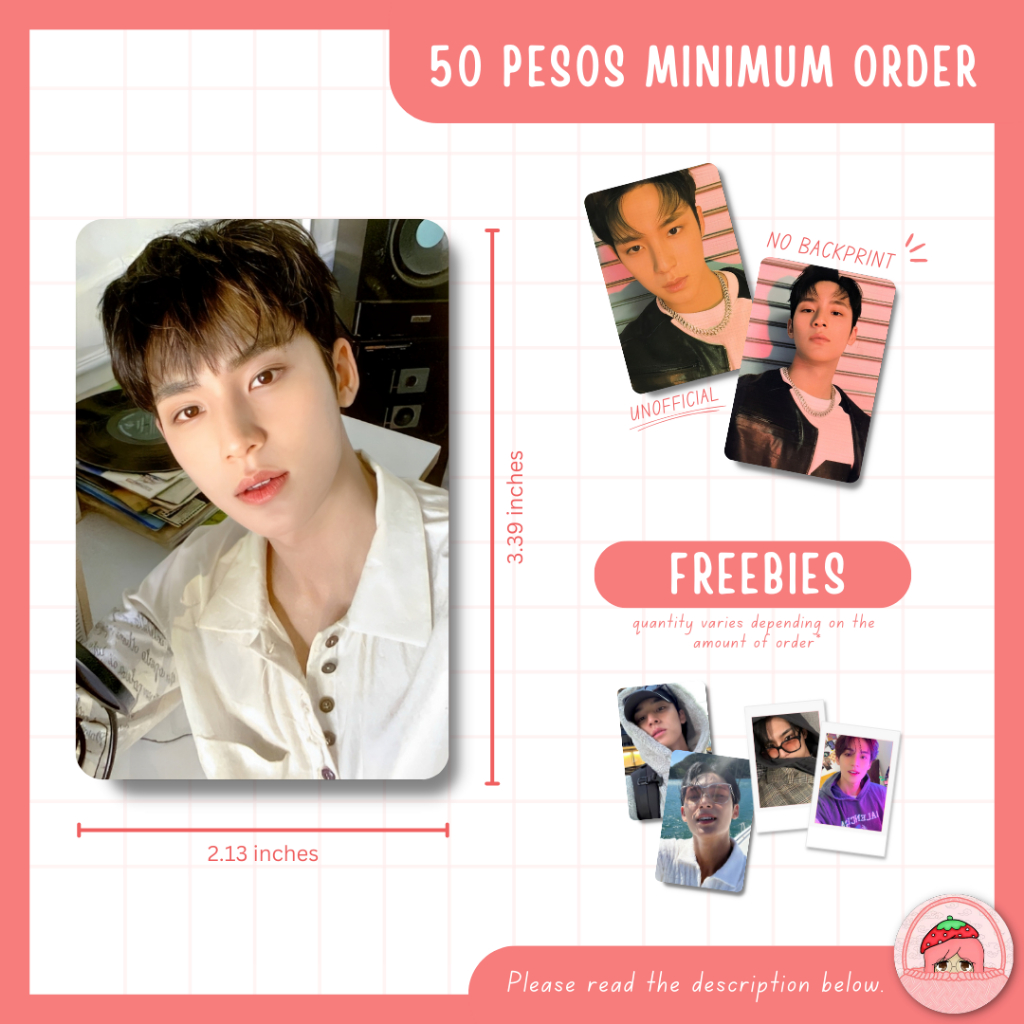 MINGYU ATTACCA ALBUM PC PHOTOCARD UNOFFICIAL FANMADE PRINT K-POP ...
