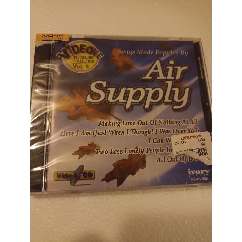 Vintage 2006 original vcd karaoke Air Supply vcd karaoke sealed ...