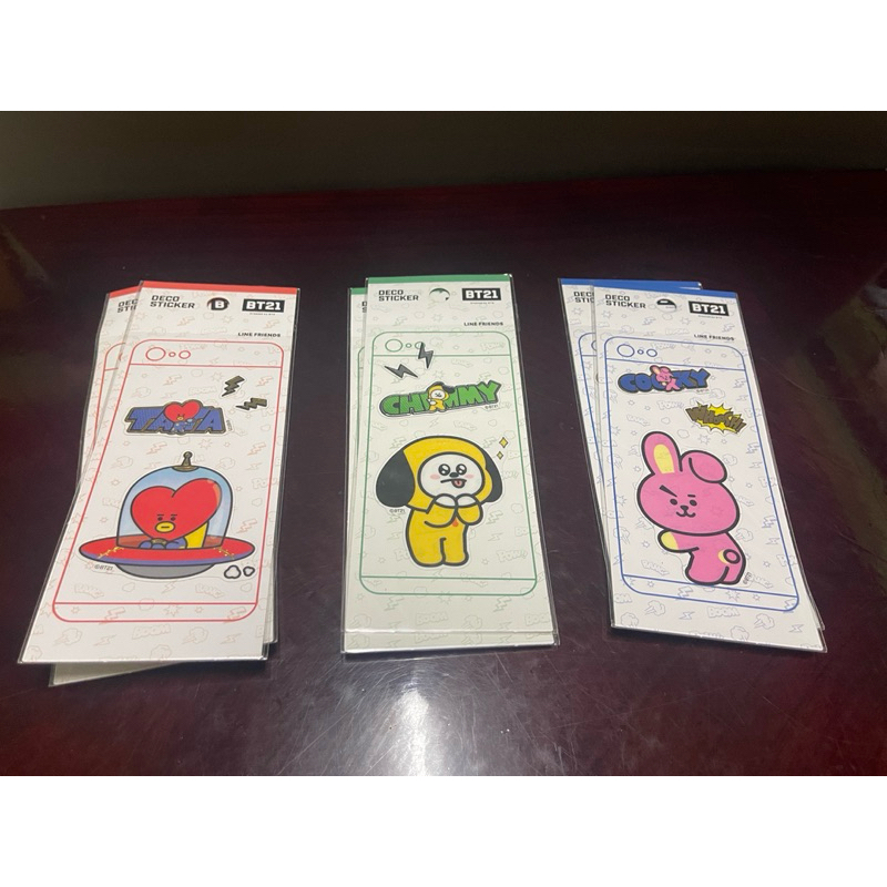 OFFICIAL BT21 Authentic Deco Stickers bts for mobile phone laptop tata ...