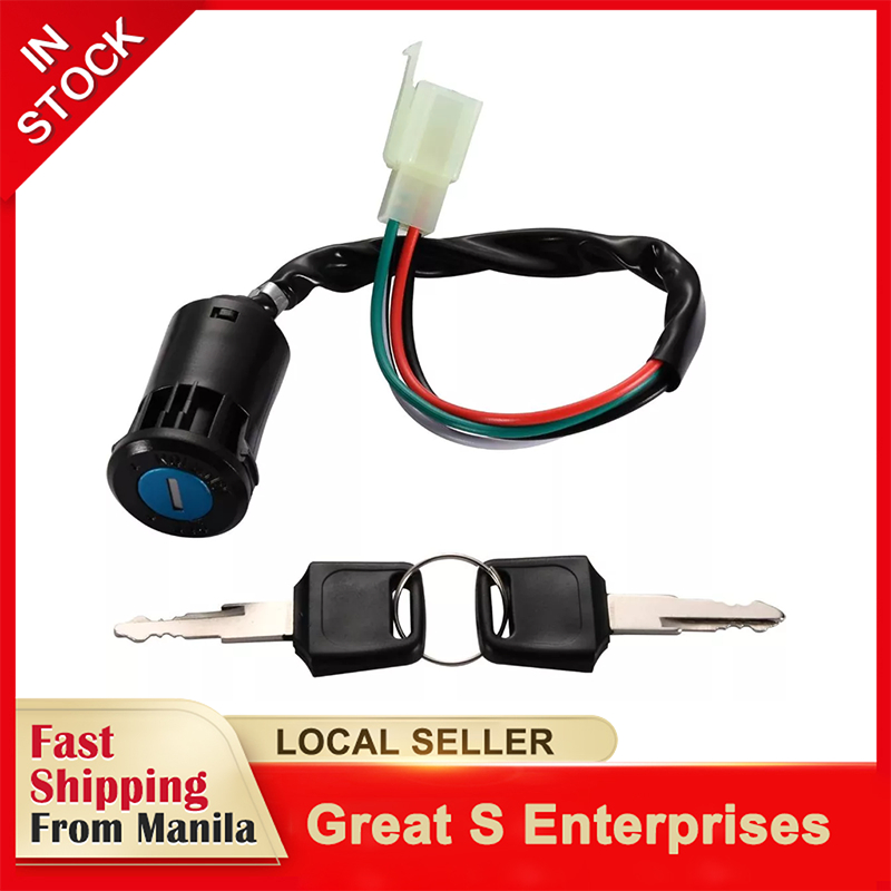 2 Wires Key Ignition Switch Pocket Dirt Bike ATV Scooter U KS51 50cc ...