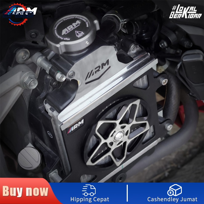 Spiner RADIATOR COVER PACKAGE 3D ARM TYPE BINTANG + RADIATOR NECK ...