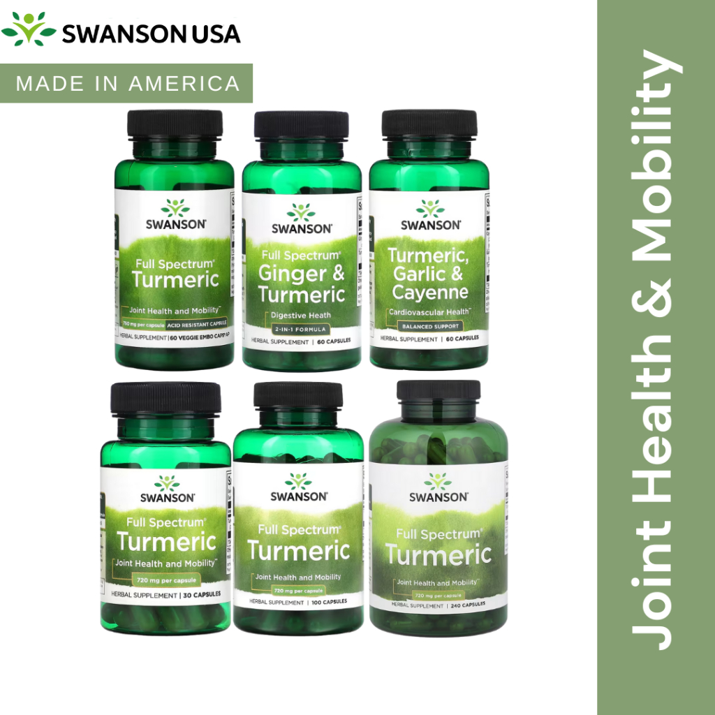 Swanson, Full Spectrum Turmeric ( Brain, Cognitive & Immune Health ...
