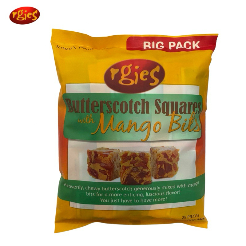 Rgies Butterscotch Squares with Mango Bits 440g (25Pieces/Pack) NEW ...
