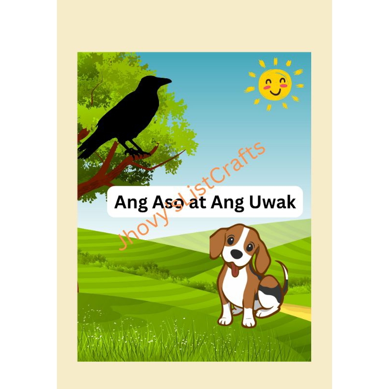 Ang Aso at ang Uwak / kwentong Pambata / Reading Comprehensions skills tagalog | Shopee Philippines