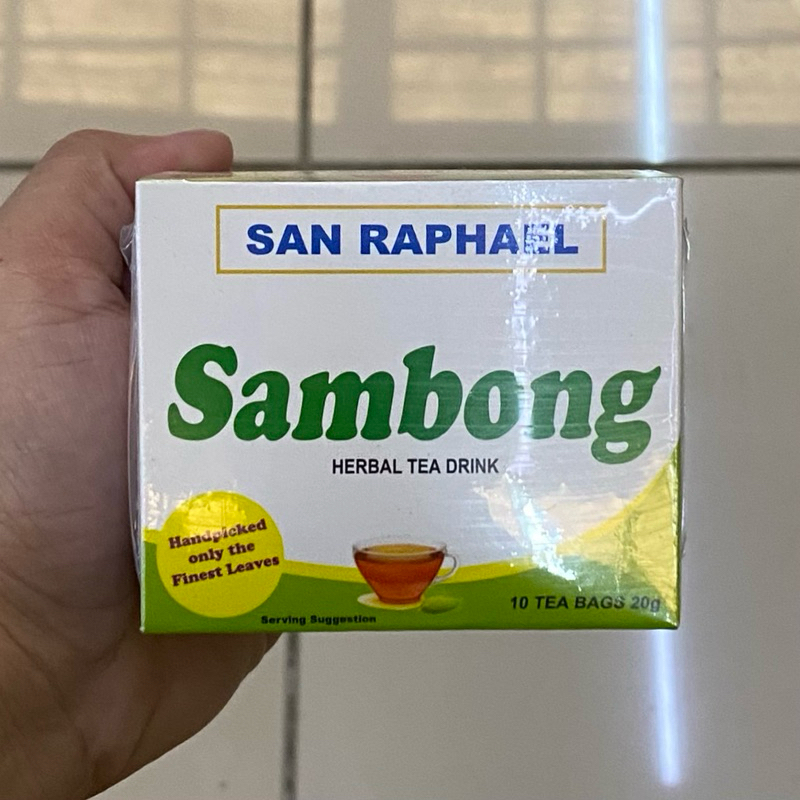 SAN RAPHAEL SAMBONG HERBAL TEA 10 TEA BAGS 20g | Shopee Philippines