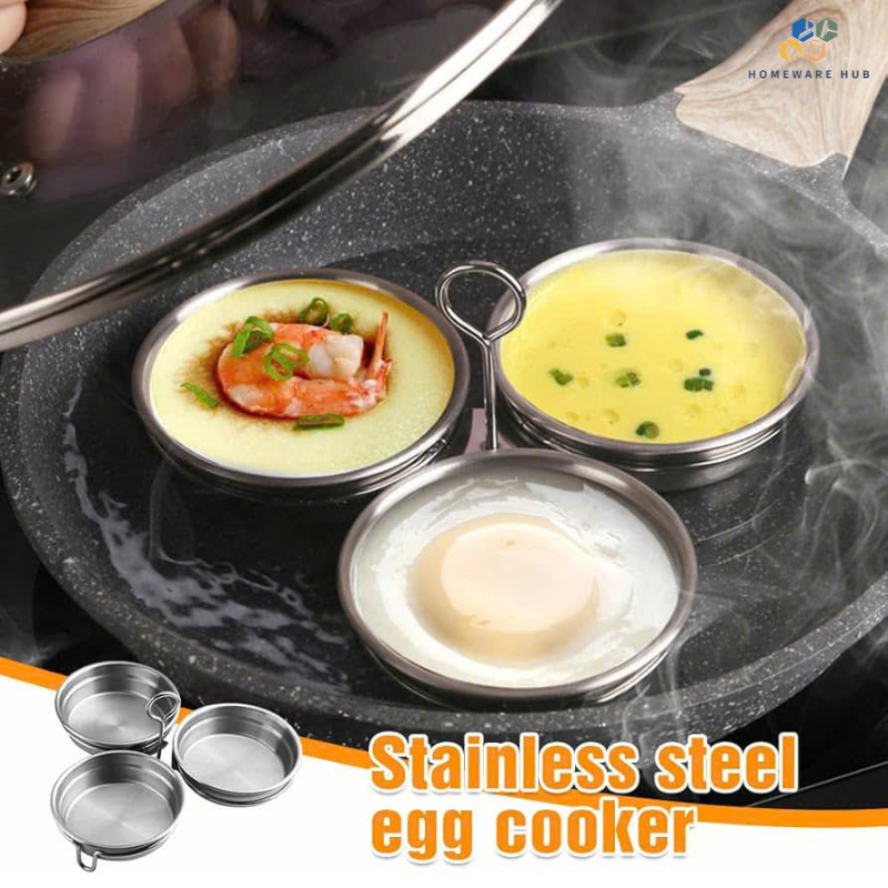 Stainless Steel Frying Egg Maker Creative Frying Egg Mold Poached Egg ...