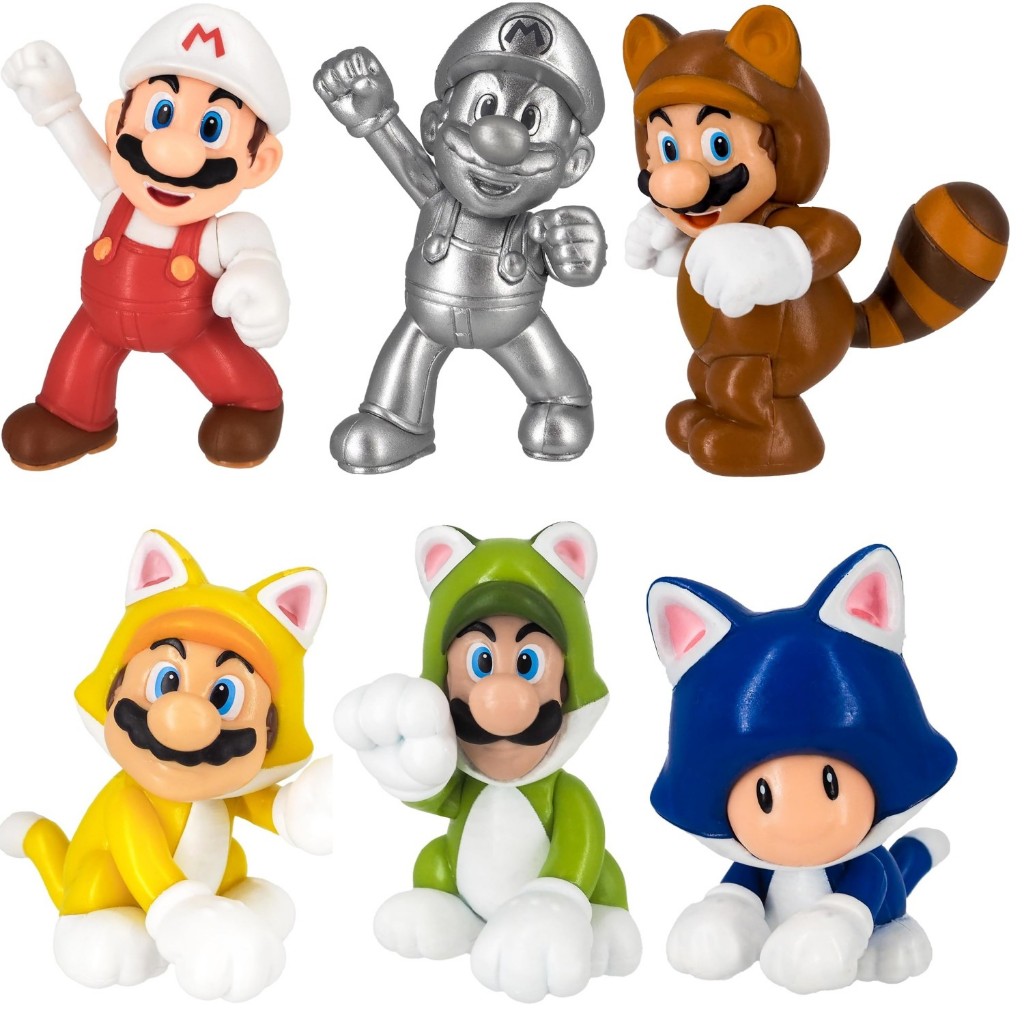 Super Mario Figure Collection Mario/Luigi/Toad Japan Figure Sanei Boeki ...