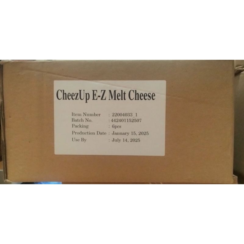 6pcs EZMELT - CheezUP EZ-Melt 1.9kg - EZ Melt cheese / quickmelt / melting cheese/ ezmelt/ ez ...