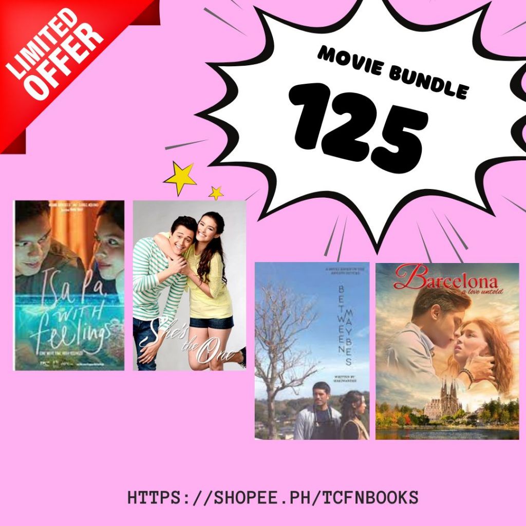 MOVIE BUNDLE 2 4 books for Php125.00 only! | Shopee Philippines