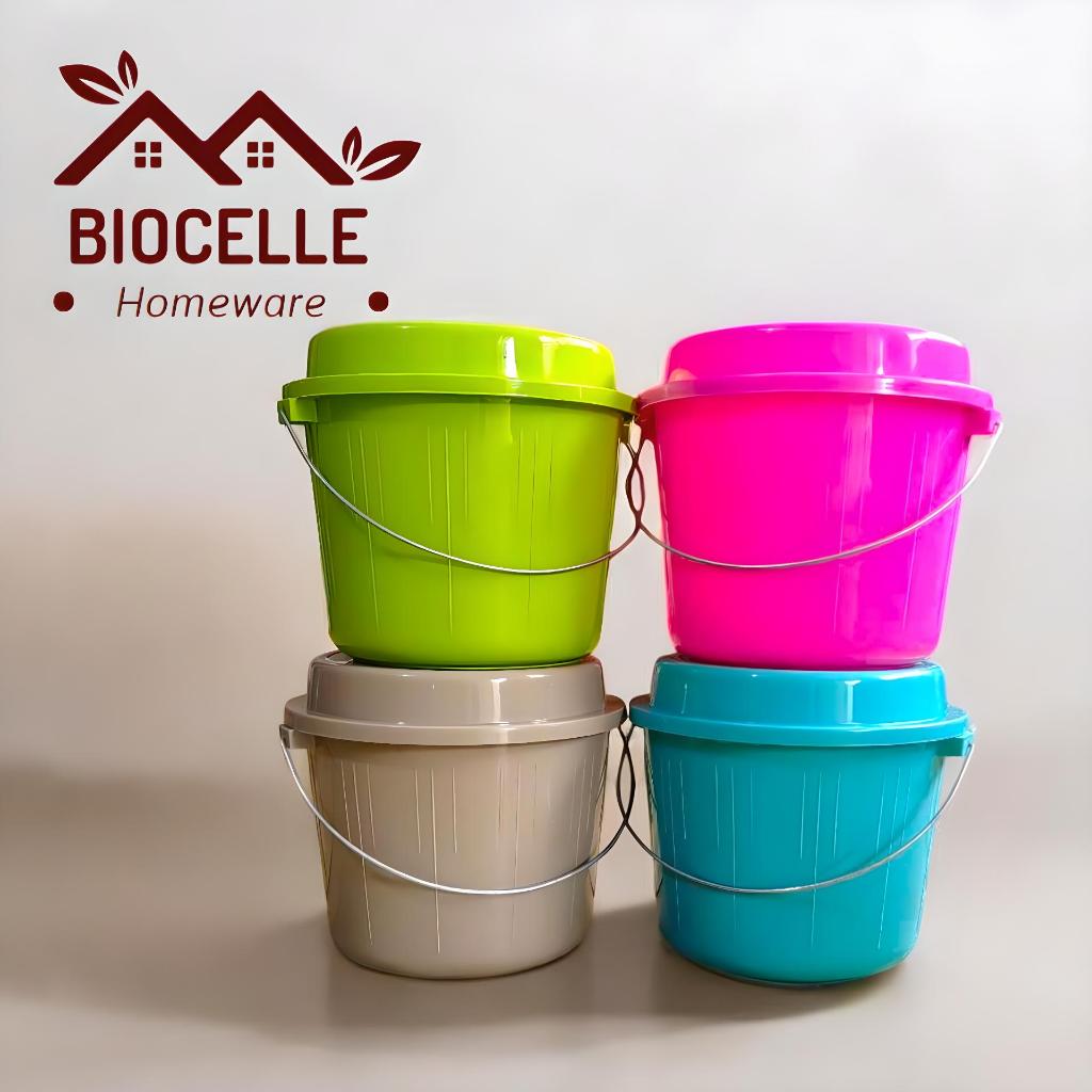 Biocelle 1 Liter Bucket Plastic Container Small - 20*20*15 CM- Small ...