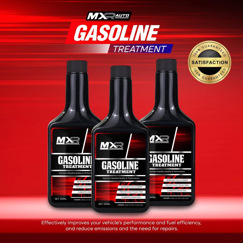 MXR GASOLINE TREATMENT | IMPROVES GASOLINE QUALITY & PERFORMANCE 355ML | MXR AUTO PERFORMANCE ...