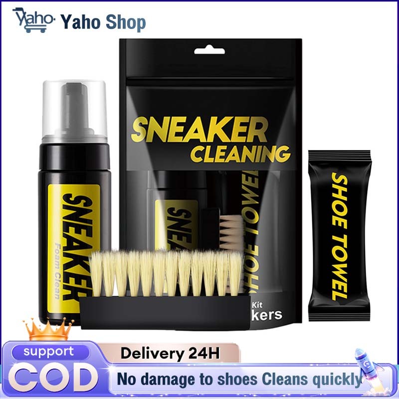 Shoe Cleaner Kit for Sneaker Water-Free Foam Sneaker Cleaner with Shoe ...