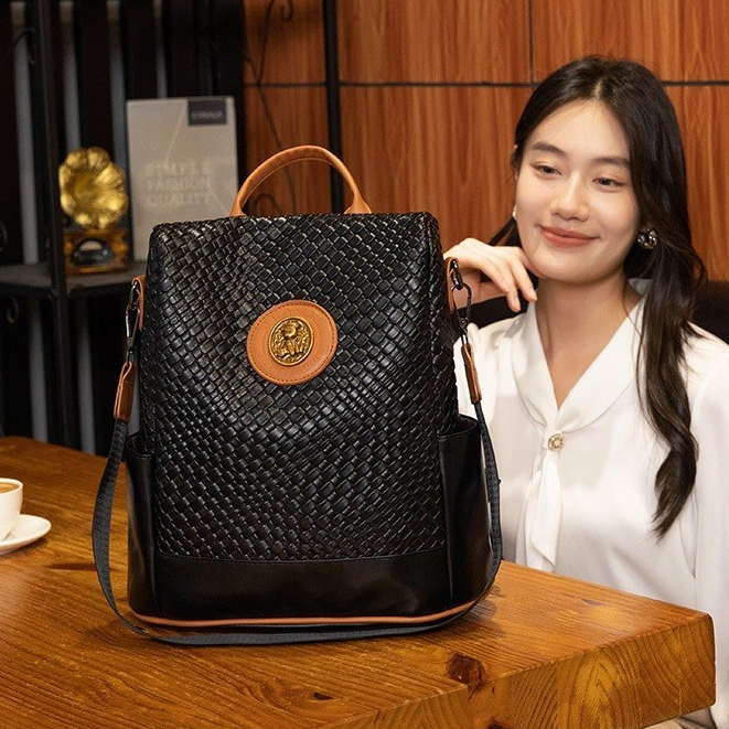 2024 New college student backpack, women's fashionable and versatile ...