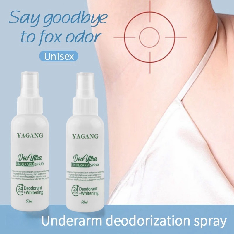 YAGANG Deo Ultra Underarm Spray Whitening Skin Armpit Anti Sweat & Odor ...