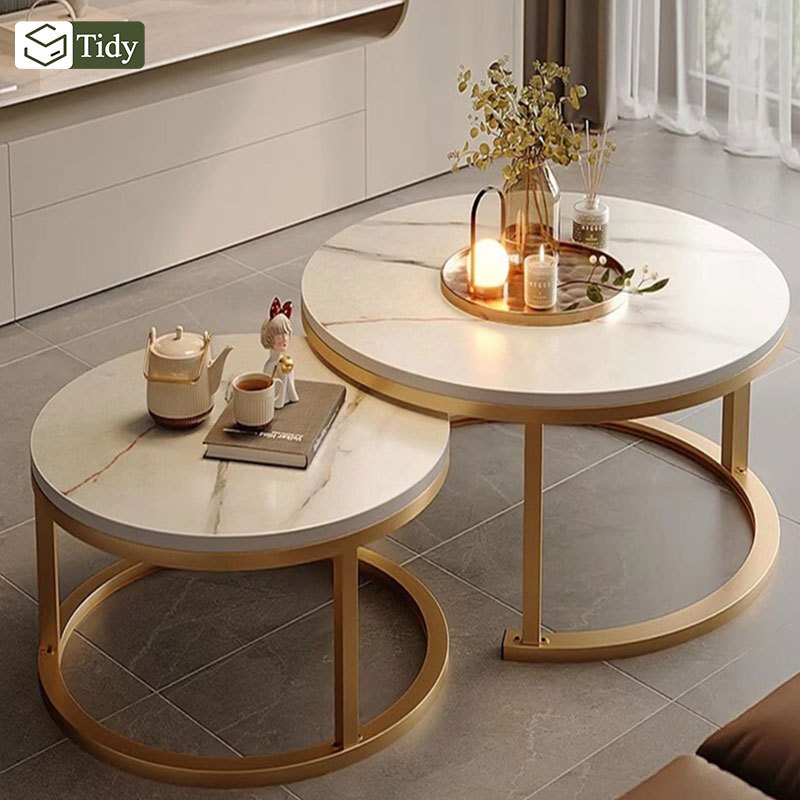 TIDY creative small simple modern living room Nordic style steel wood ...