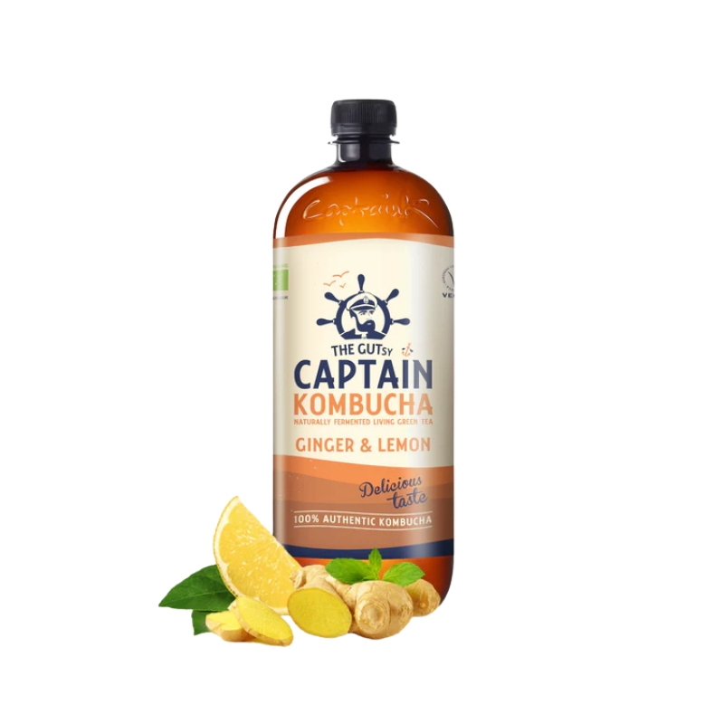 The Gutsy Captain Kombucha Ginger & Lemon 1L | Shopee Philippines