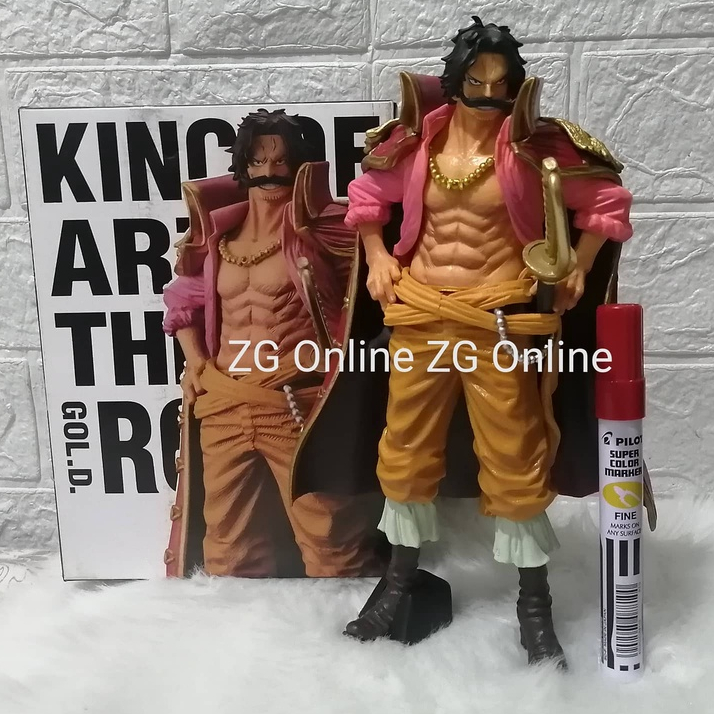 One Piece Anime King of Artist Gol D Roger Action Figure Collection ...