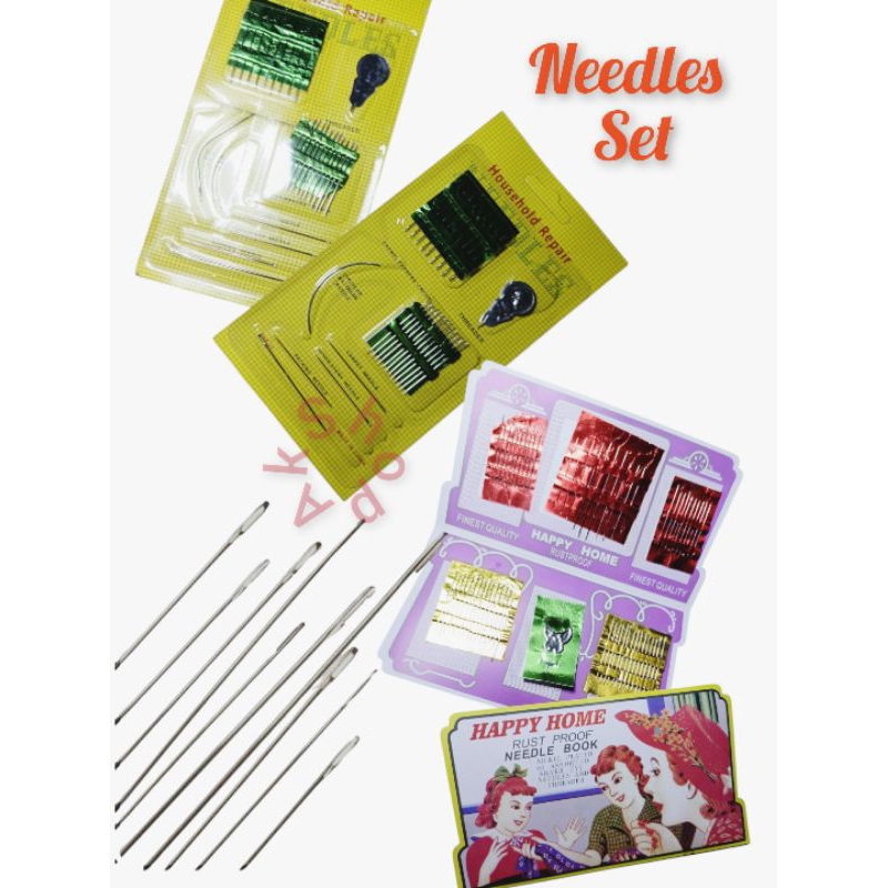 Needles/Karayom Set for Sewing | Shopee Philippines
