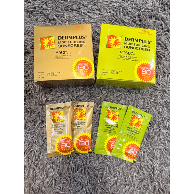 Dermplus moisturizing sunscreen for face and body/15ml | Shopee Philippines