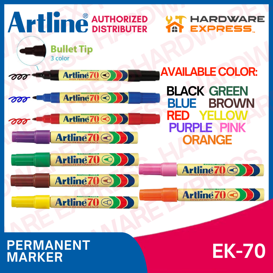 ARTLINE EK70 EK-70 Permanent Marker Pentel Pen | Shopee Philippines