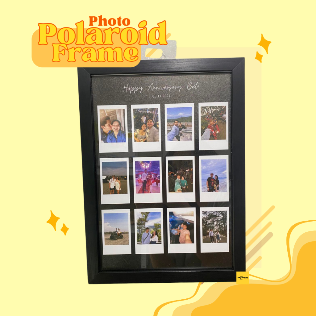 Personalized Polaroid Photo Frame A4 | 9/12/16 Instax Inspired (Perfect ...