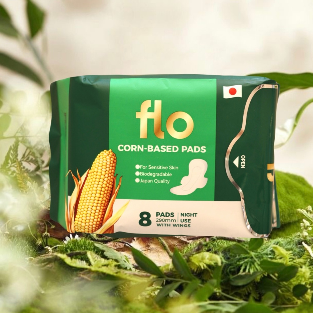 Flo Corn Based Pads Night Use 29cm | Shopee Philippines