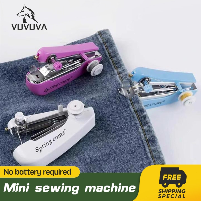 VOVOVA Sewing machine/Hand-held sewing machine Mini small sewing ...