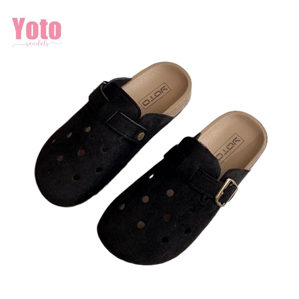 YOTO Shoes Clogs Sandals For Women Comfort Casual Perforated Breathable ...