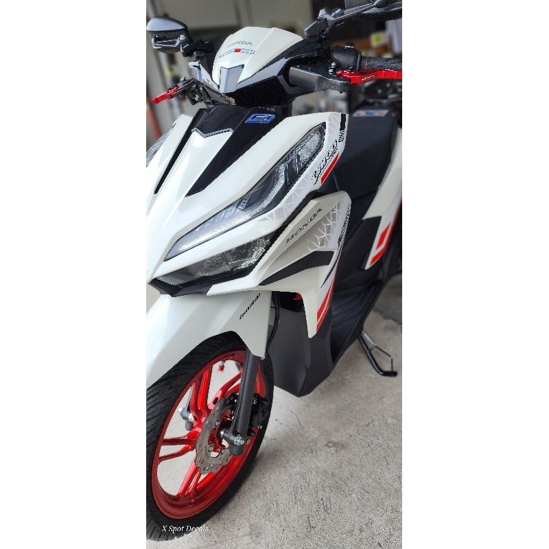 click v2 vario sticker decals transparent for white fairings only ...