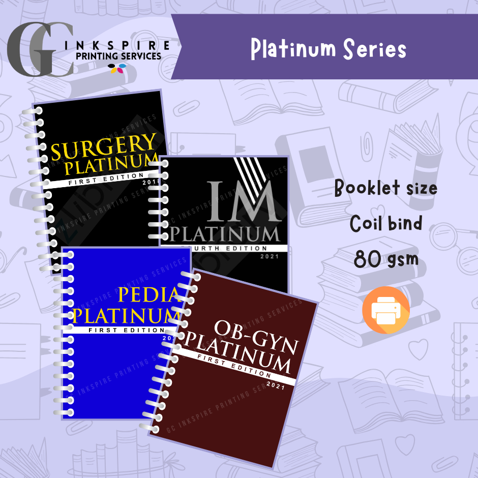 Platinum Series | IM Platinum, OB-GYN Platinum, Surgery Platinum, Pedia Platinum | Shopee ...