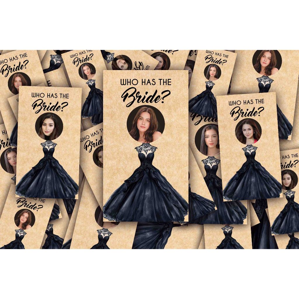 Who Has the Bride? Scratch Cards | Bridal Shower Game – Hollywood & PH ...