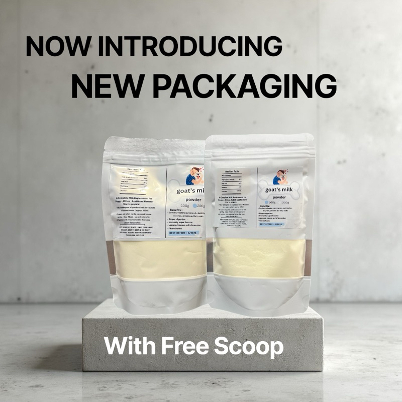 With 5g Scooper Goatsmilk for puppies, kittens, rabbits, milk replacer ...