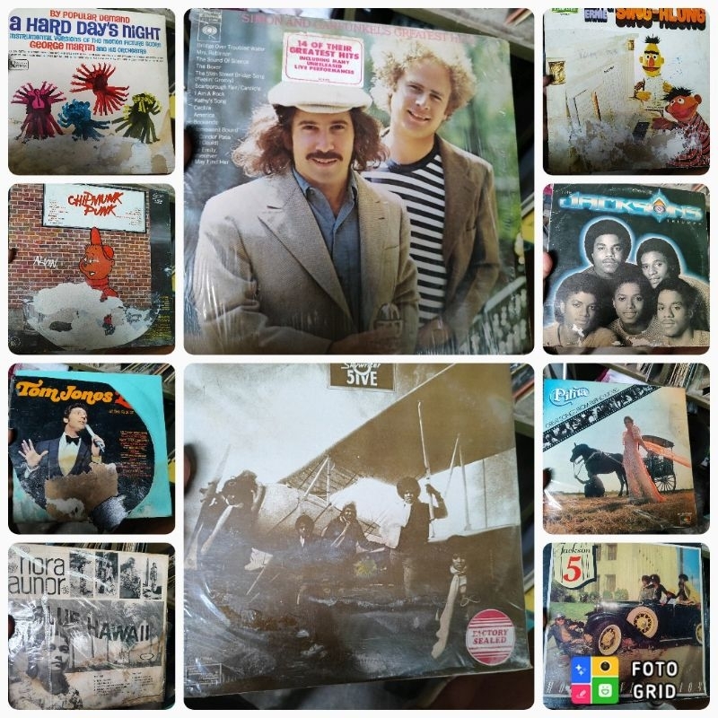 Vintage Preloved Random Vinyl Music Records {Assorted} OLD COPY ...