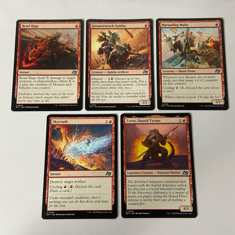 ROAD RAGE GREASEWRENCH GOBLIN MARAUDING MAKO SKYCRASH TYROX, SAURID ...