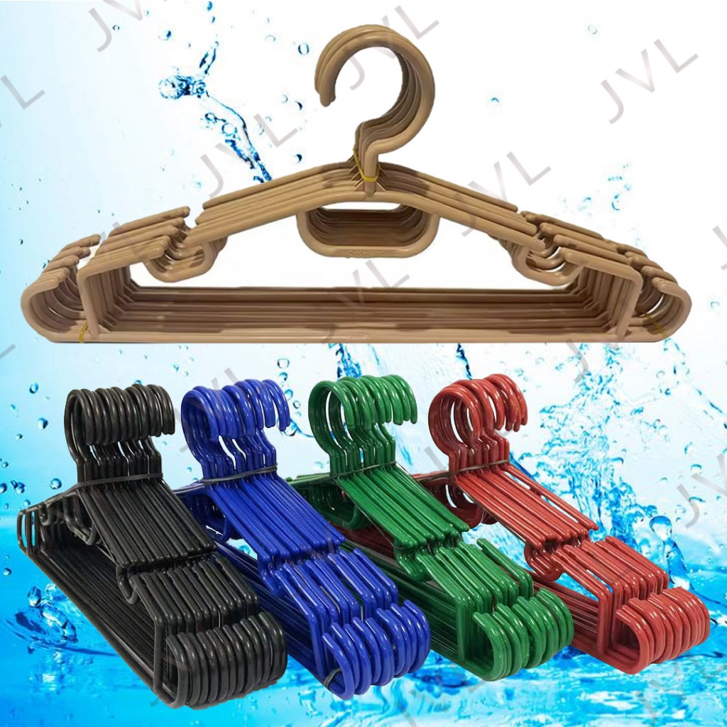 36pcs/3doz Plastic Hanger，Mocha adult hanger Good quality clothes ...