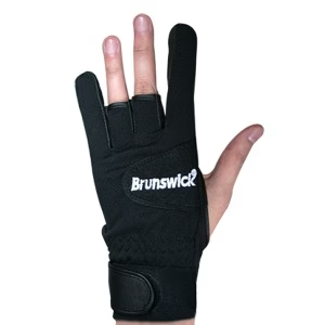 Bowling mall - Left-handed Brunswick Glove Band / Black, wrist support ...