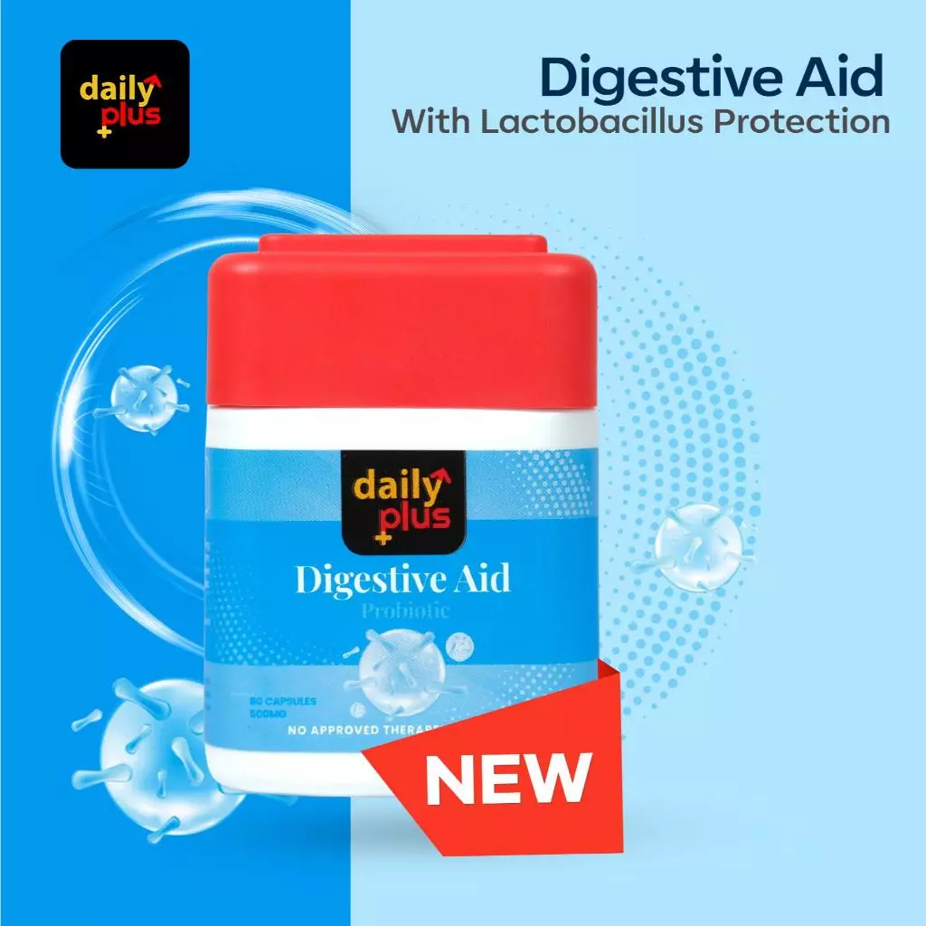 Daily Plus Probiotic helps in Digestive Aid Supplement Capsule | Shopee ...