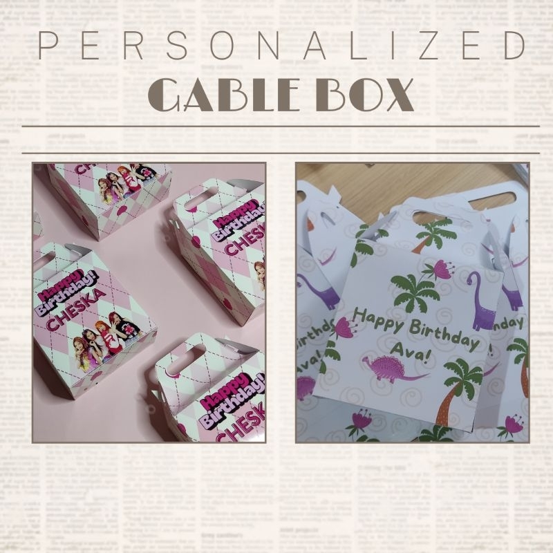 Personalized Gable Box | Shopee Philippines