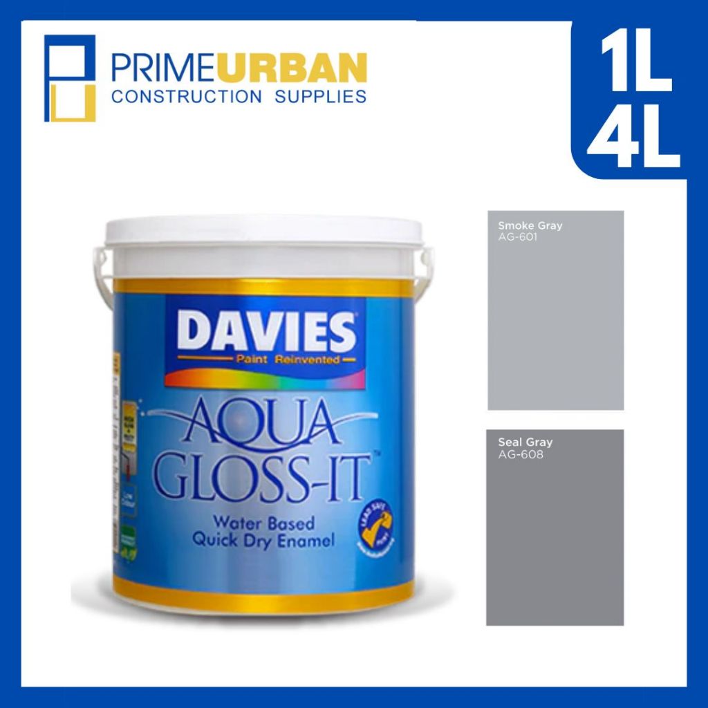DAVIES AQUA GLOSS IT Water Based Quick Dry Enamel | Shopee Philippines