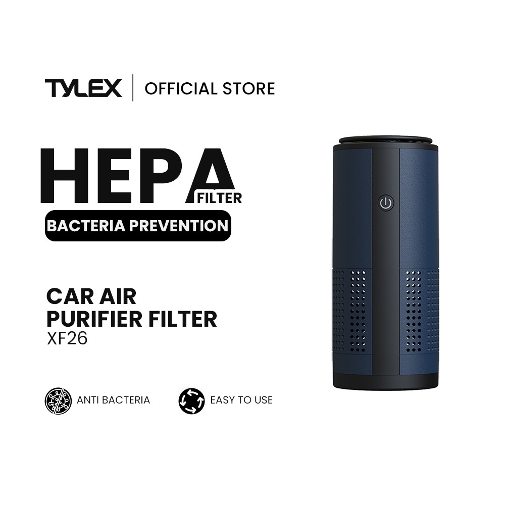 Tylex XF26 Portable Mini Car Air Purifier Effective Air HEPA Filter ...