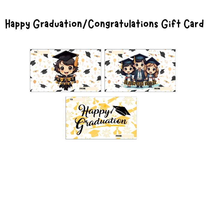 Happy Graduation | Greeting Gift Card Tag 10pcs per pack | Shopee ...