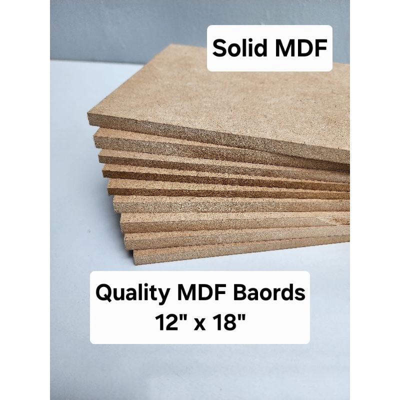 Solid MDF Boards - 12" x 18" | Shopee Philippines
