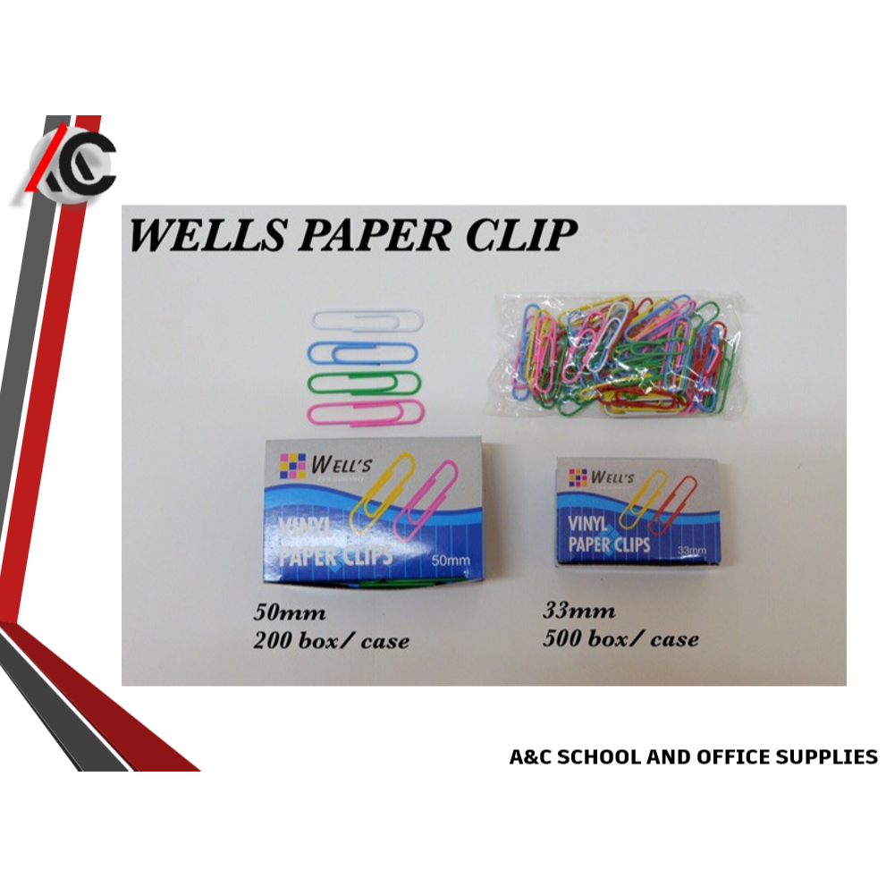 A&C Paper Clips Small Sold per 80 Pieces / 1 box | Shopee Philippines