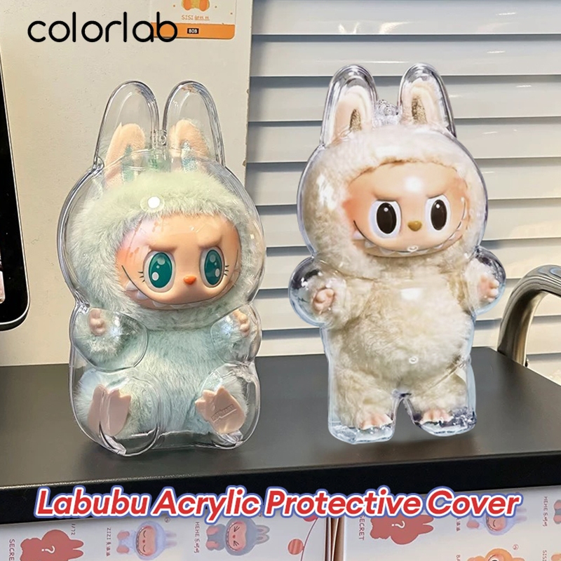 Colorlab Labubu V1 V2 VЗ Protective Acrylic Case Transparent Portable ...