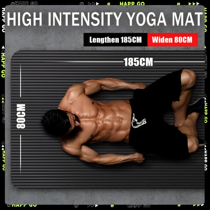 Yoga Mat 10/12/15MM Non Slip Exercise Thick NBR Material Soft ...
