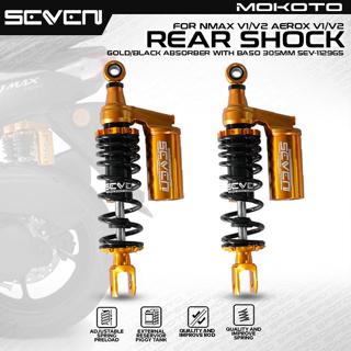 MOKOTO SEVEN SERIES NMAX V1 V2 / AEROX V1 V2 SHOCK ABSORBER WITH BASO ...