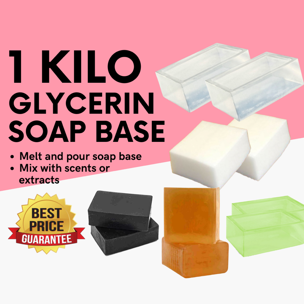 Melt & Pour Soap Base - 1 kg Glycerin Soap - Soap Making Ingredients ...