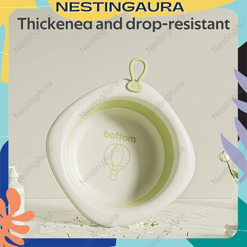 NestingAura Foldable Baby Bathroom Wash Basin Collapsible Lightweight ...